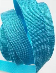 Acrylic/Cotton Webbing Glitter Turquoise 1.25" – Threads of Time