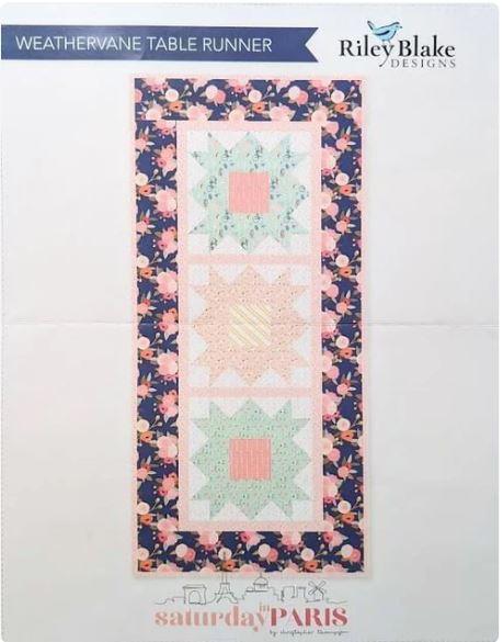 Riley Blake - Saturday in Paris Weathervane Table Runner – Threads of Time