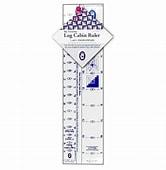 3/4" and 1 1/2" Log Cabin Ruler – Threads of Time